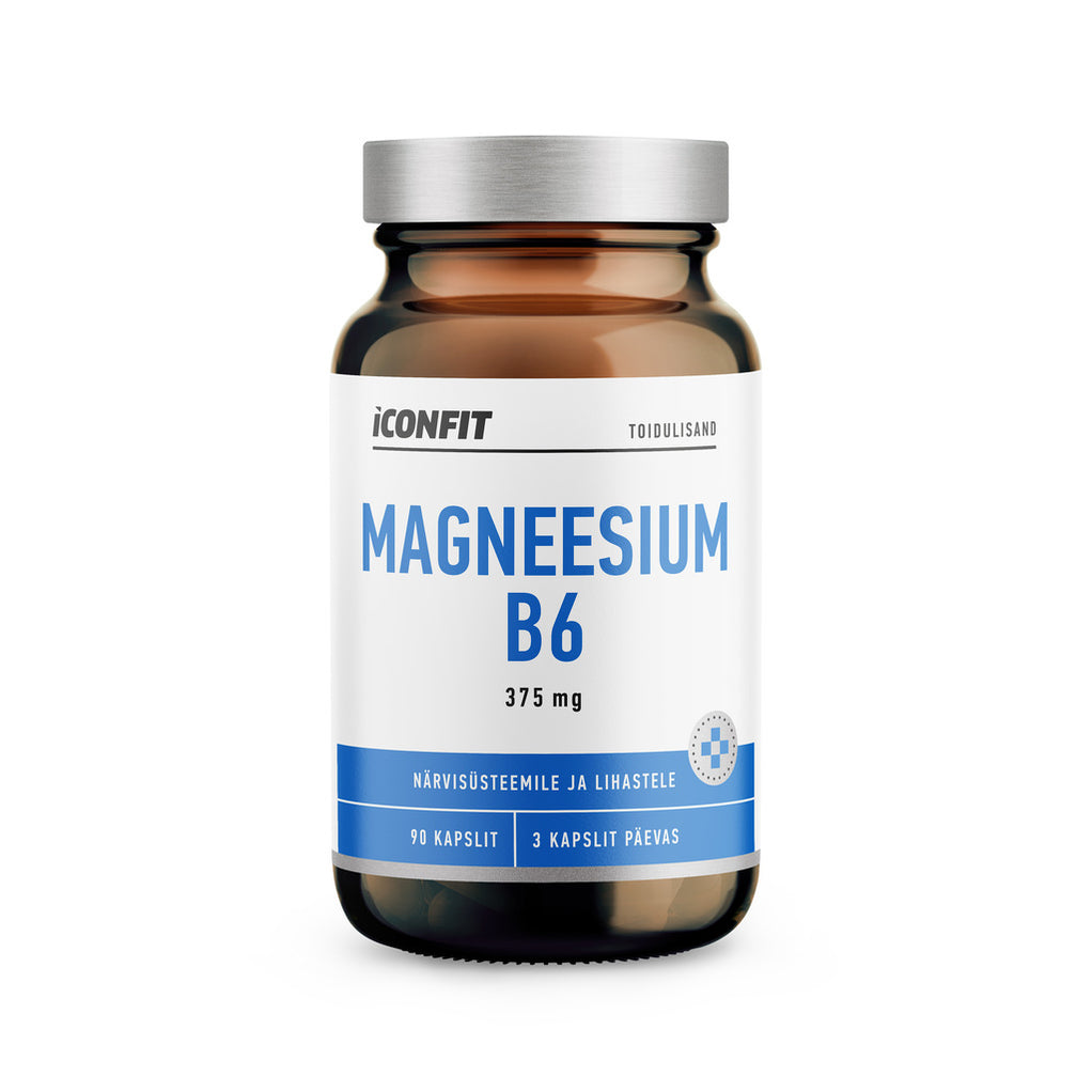 ICONFIT Magneesium B6 (90 kapslit) - ICONFIT Collagens, Health & Sports ...