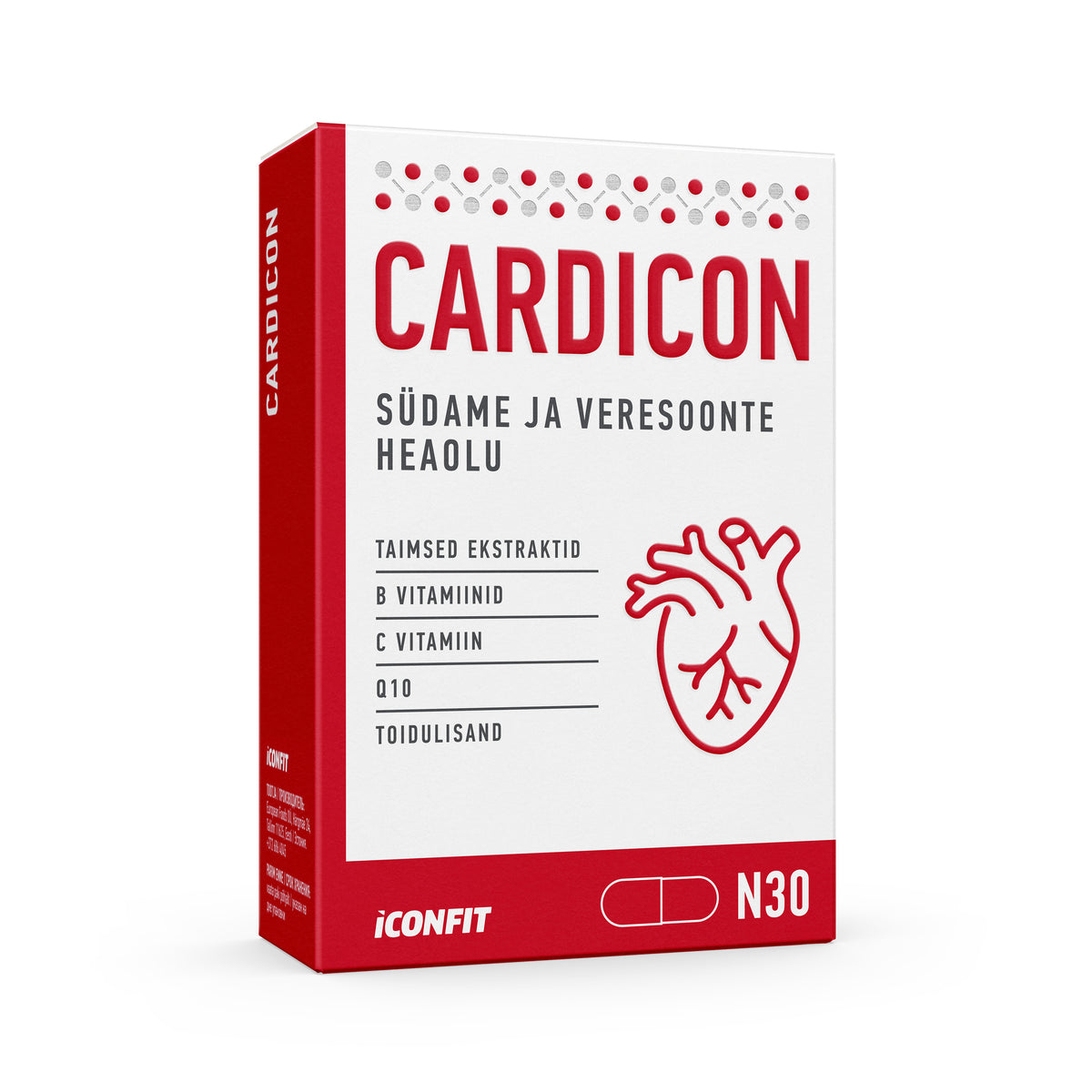 ICONFIT Cardicon (30 kapslit) - ICONFIT Collagens, Health & Sports ...